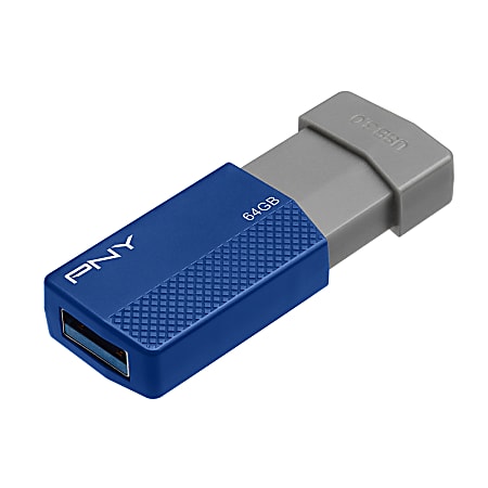 PNY USB 3.0 Flash Drive 64GB Assorted Colors - Office Depot