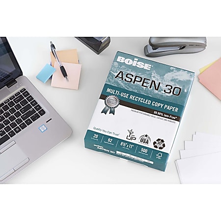 Boise ASPEN 30 Multi Use Printer Copy Paper 10 Reams White Legal 8.5 x ...