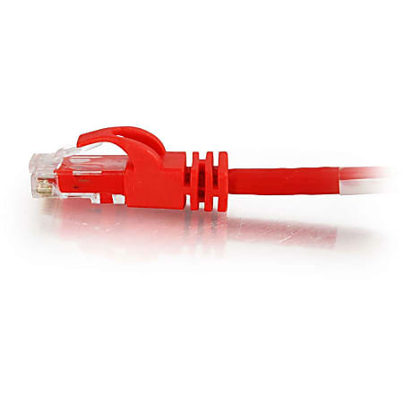 C2G 10ft Cat6 Snagless Crossover Unshielded UTP Network Patch Cable Red Category 6 27863 ...