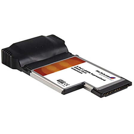 StarTech.com 2 Port ExpressCard 54mm eSATA II Controller Adapter Card 2 ...