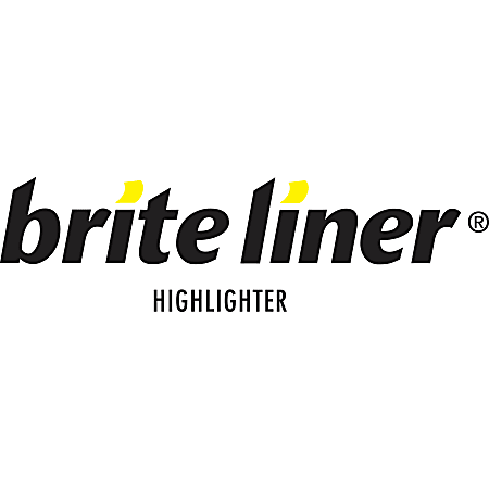 BIC Brite Liner Highlighters Pocket Style Chisel Point Assorted 5 Pack ...