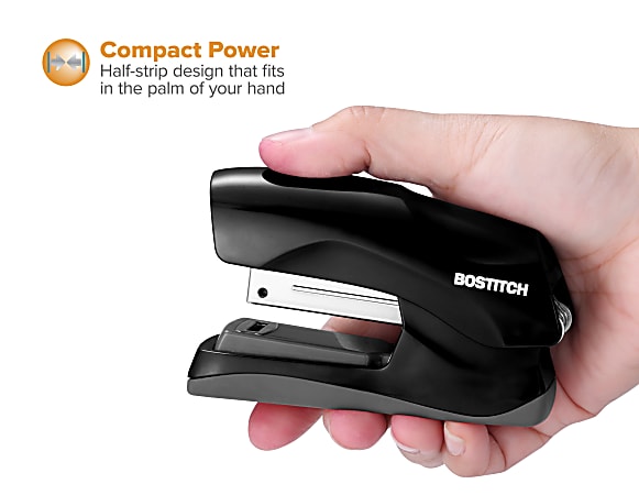Bostitch Office Flat Clinch Stapler 2 58 H x 1 38 W x 4 38 D Black ...