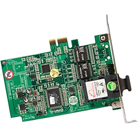 StarTech.com 1000 Mbps Gigabit Ethernet Multi Mode SC Fiber PCI Express ...