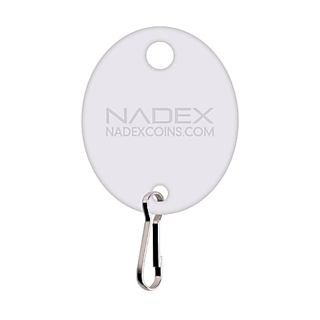 Nadex Oval Key Tags White Pack Of 20 Tags - Office Depot