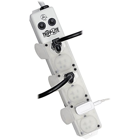Eaton Tripp Lite Series Safe IT Power Strip Medical Hospital Grade Antimicrobial UL 1363A 6 ...