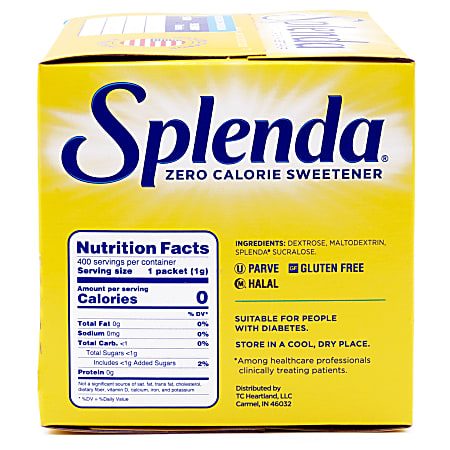 splenda additives