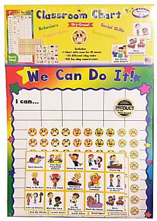Kenson Parenting Solutions We Can Do It Classroom Chart Preschool Grade ...