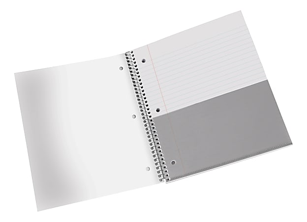 Office Depot Brand Stellar Poly Notebook 8 x 10 12 3 Subject Wide Ruled ...