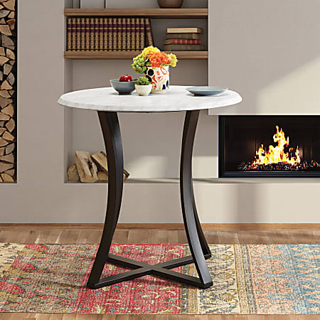 Office Star Metro Round Counter Height Dining Table 36 14 H x 36 W x 36 ...