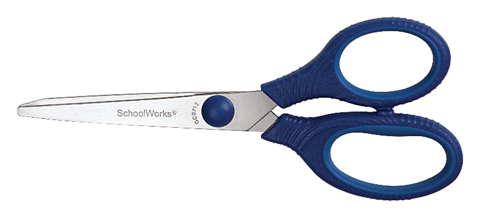 SchoolWorks Value Smart Scissors 5 Pointed Assorted Colors Pack Of 2 ...
