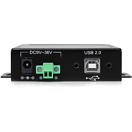 StarTech.com 2 Port Wall Mountable USB to Serial Adapter Hub with COM ...