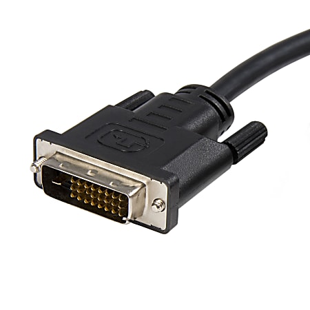 StarTech.com 10ft 3m DisplayPort to DVI Cable DisplayPort to DVI D ...