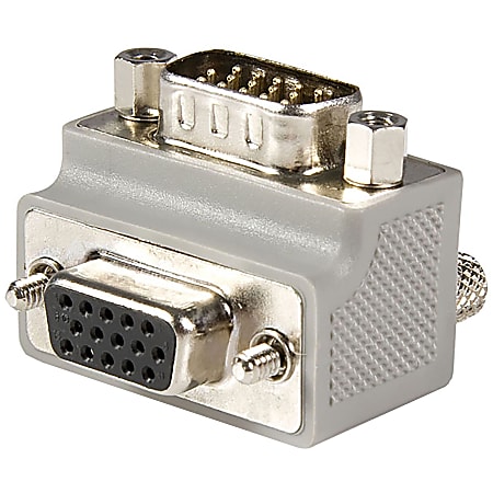StarTech.com VGA adapter cable Type 2 right angle VGA m VGA f Add space ...