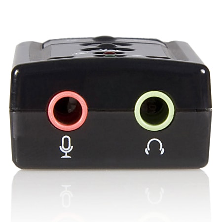 StarTech.com Virtual 7.1 USB Stereo Audio Adapter External Sound Card ...