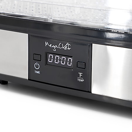 MegaChef 5 Tray Food Dehydrator With Timer And Temperature Control 10 H ...