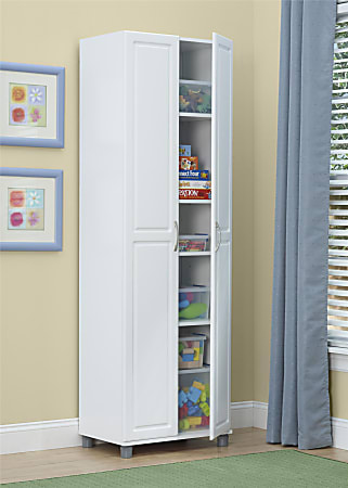 Ameriwood Home SystemBuild Kendall Storage Cabinet 5 Shelves 24 Wide ...
