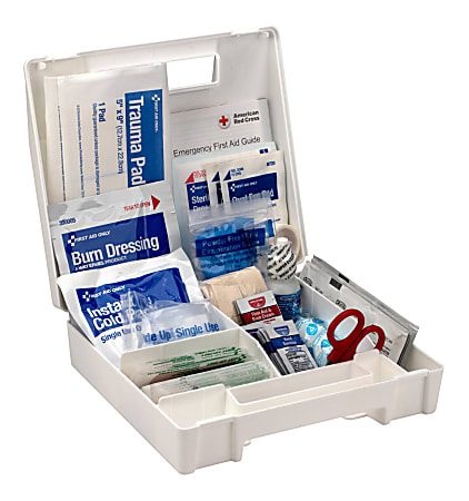 First Aid Only 25 Person First Aid Kit White 89 Pieces - Office Depot