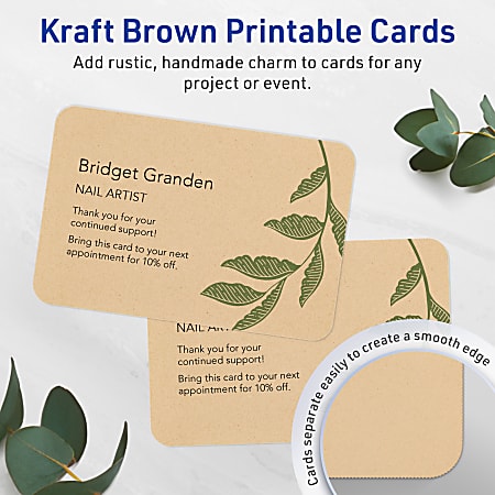 Avery Printable Postcards With Sure Feed Technology 4 x 6 Rectangle ...