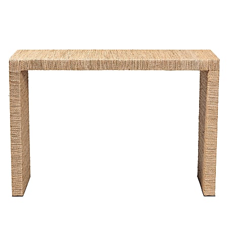bali pari Colandra Modern Bohemian SeagrassWood Rectangular Console ...