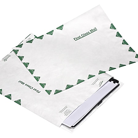 Quality Park Tyvek First Class 10 x 15 Envelopes 14 Lb Self Adhesive ...