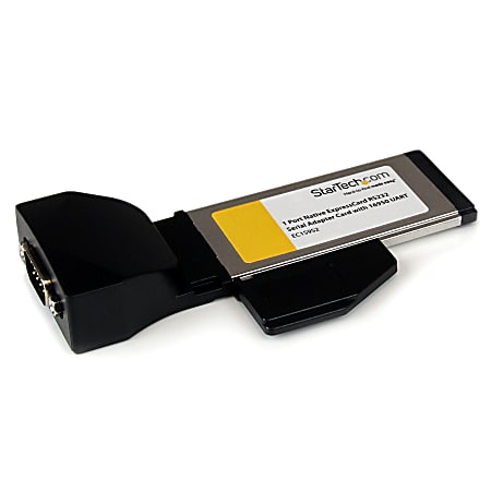 StarTech.com 1 Port Native ExpressCard RS232 Serial Adapter Card with ...
