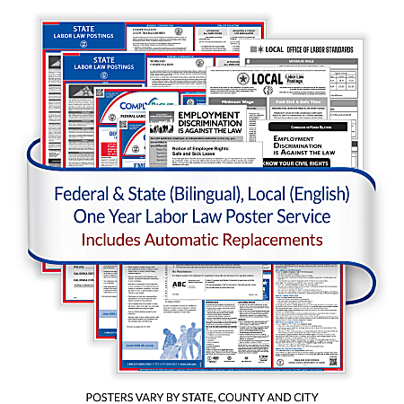 ComplyRight Federal State and Local Labor Law 1 Year Poster Service ...