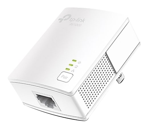TP LINK AV1000 Gigabit Powerline Starter Kit TL PA7017 KIT - Office Depot