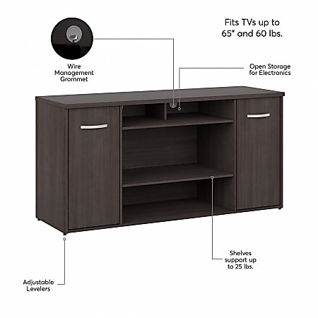 Bush Business Furniture Studio C 60 W Office Storage Cabinet With Doors ...