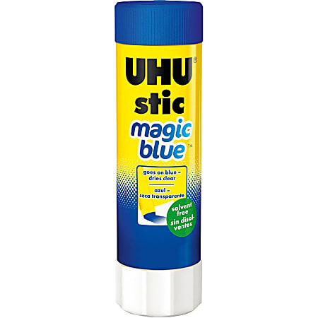 Saunders UHU stic Color Glue Sticks 1.41 Oz Blue Box Of 12 - Office Depot