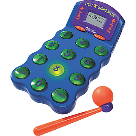 Learning Resources Light N Strike Math Game Mathematics - Office Depot