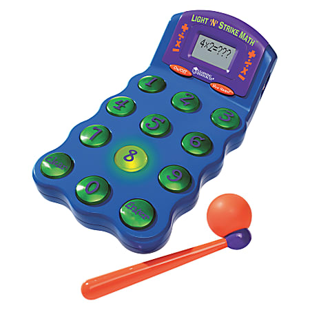 Learning Resources Light N Strike Math Game Mathematics - Office Depot