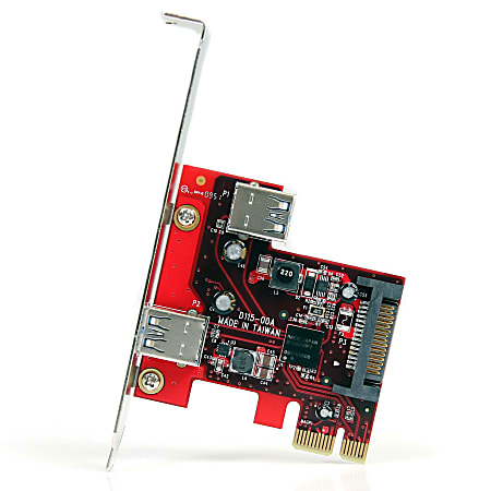 StarTech.com 2 port PCI Express SuperSpeed USB 3.0 Card with UASP ...