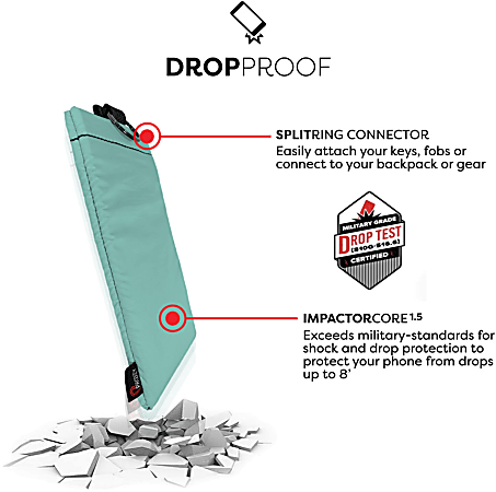 Custom Phoozy Apollo II With Coating 3 34 x 6 12 Mint Green - Office Depot