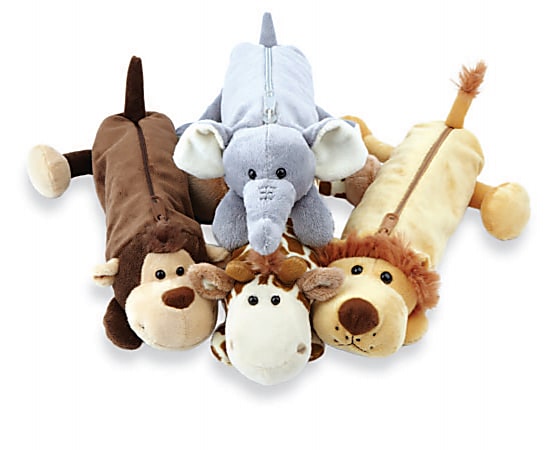 Plush Animal Pencil Case - Office Depot