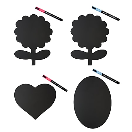 Office Depot Magnetic Chalkboard 12 14 H x 8 34 W x 58 D Assorted ...