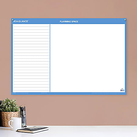 AT A GLANCE 2027 Horizontal Reversible Erasable Wall Calendar Large 36 ...