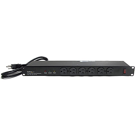 StarTech.com Rackmount 16 Outlet PDU Power Distribution Unit - Office Depot