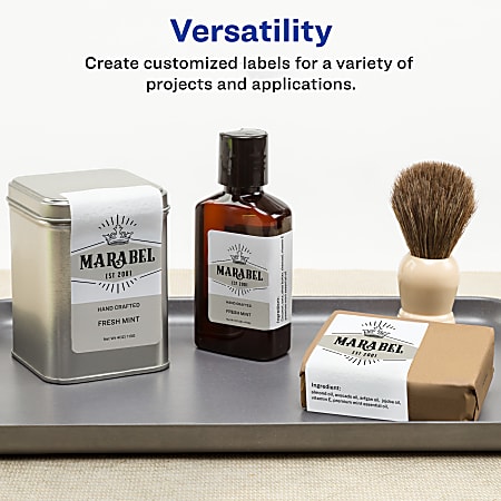 Avery Permanent Labels With Sure Feed 94207 WMP50 Rectangle 2 x 4 White ...