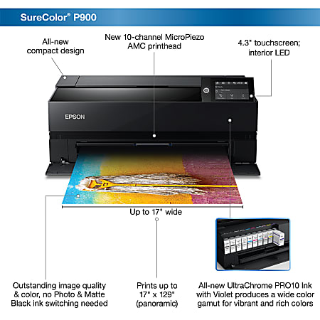 Epson SureColor P900 Color Inkjet Printer - Office Depot