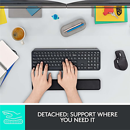 Logitech MX Palm Rest 2 916 x 16 916 Black - Office Depot