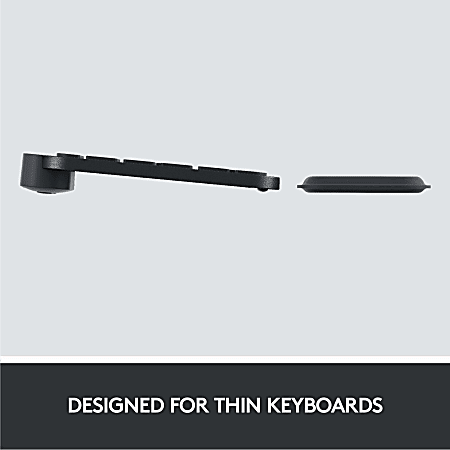 Logitech MX Palm Rest 2 916 x 16 916 Black - Office Depot