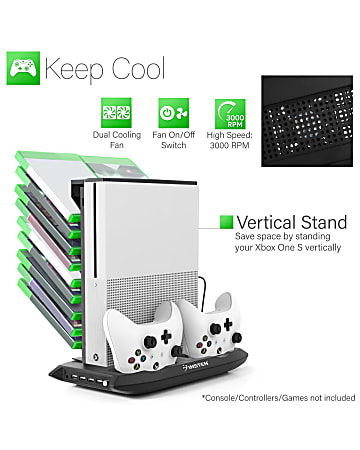 Insten Dual Controller Charging Station Stand And Game Holder With ...