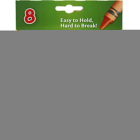 Crayola Jumbo Crayons Assorted Colors Box Of 8 Crayons - Office Depot