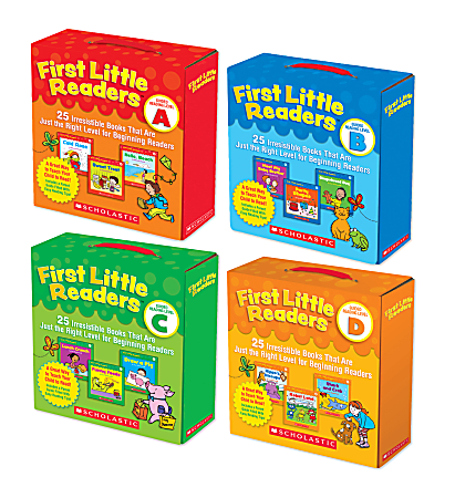 Scholastic First Little Readers A D Super Set Parent Pack Pre K to 2nd ...