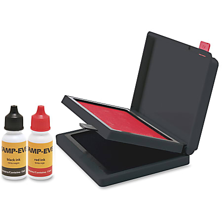 Stamp Ever Traditional Felt Stamp Pads 1 Each 4 Width x 2.4 Depth Felt ...
