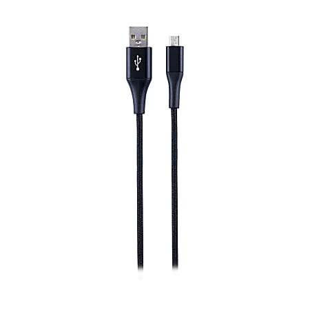 Ativa USB Type A To Micro USB Cable 9 Black 46893 - Office Depot