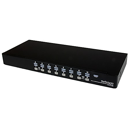 StarTech.com 16 Port 1U Rackmount USB KVM Switch Kit with OSD and ...