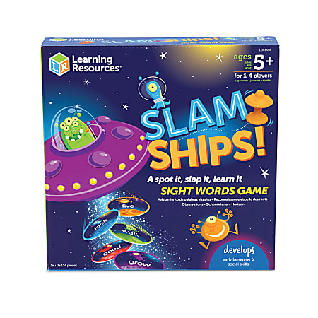 Learning Resources Slam Ships Sight Words Game - Office Depot