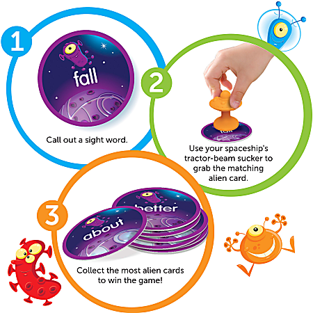 Learning Resources Slam Ships Sight Words Game - Office Depot