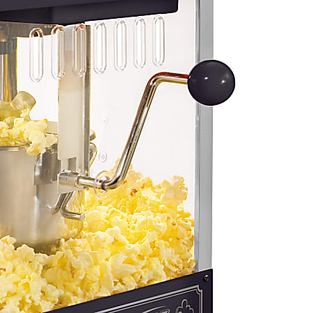 Nostalgia Electrics Tabletop Vintage Kettle Popcorn Maker Black ...